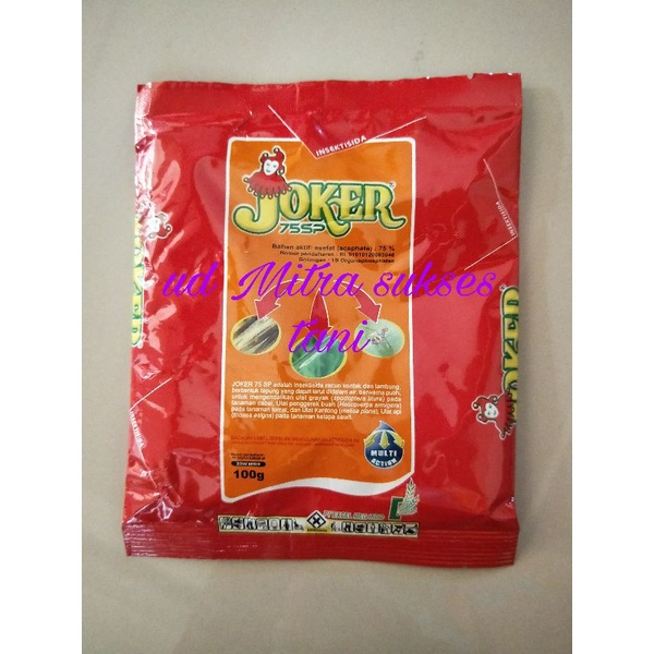 Jual insektisida Joker/Asefat 75 sp kemasan 100 gram dri Excel megaindo ...