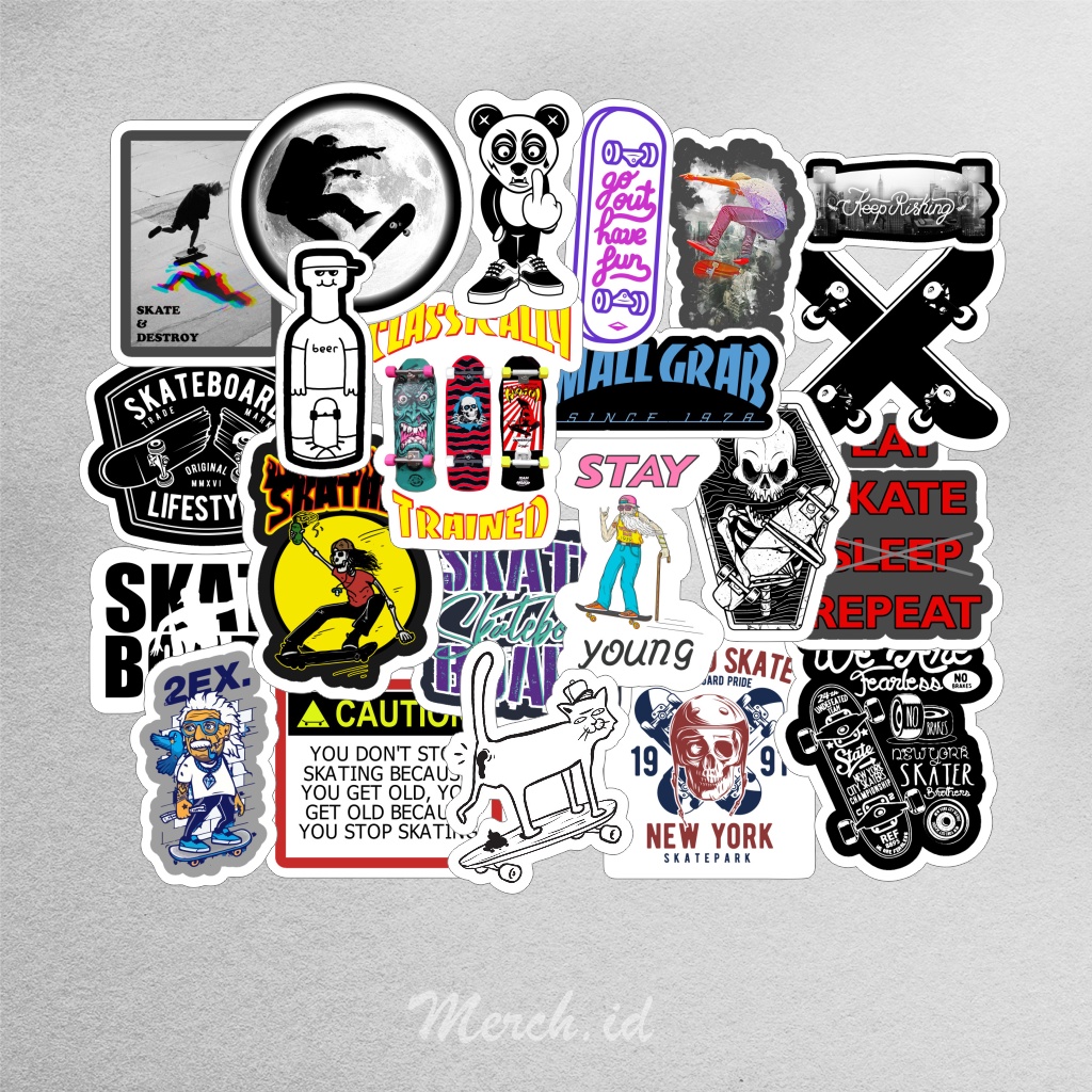 Jual Stiker case hp laptop skate mix version / stiker tumblr | Shopee ...