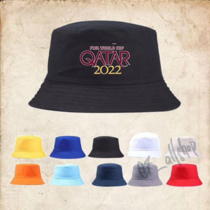 Jual Topi Bucket Hat Pria Wanita Unisex Distro FIFA WORLD CUP QATAR ...