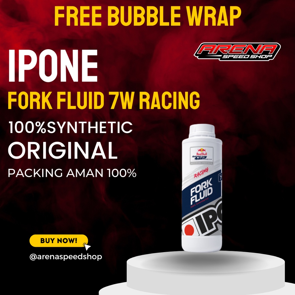 Jual IPONE Fork Fluid Racing Grade 7 1L Oli Shock 100% Shyntetic 7W 7Wt ...