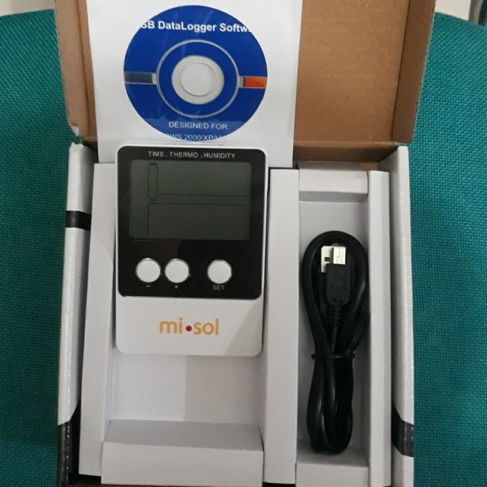 Jual THERMOHYRGOMETER USB TEMPERATURE HUMIDITY DATA LOGGER MISOL DS102 ...