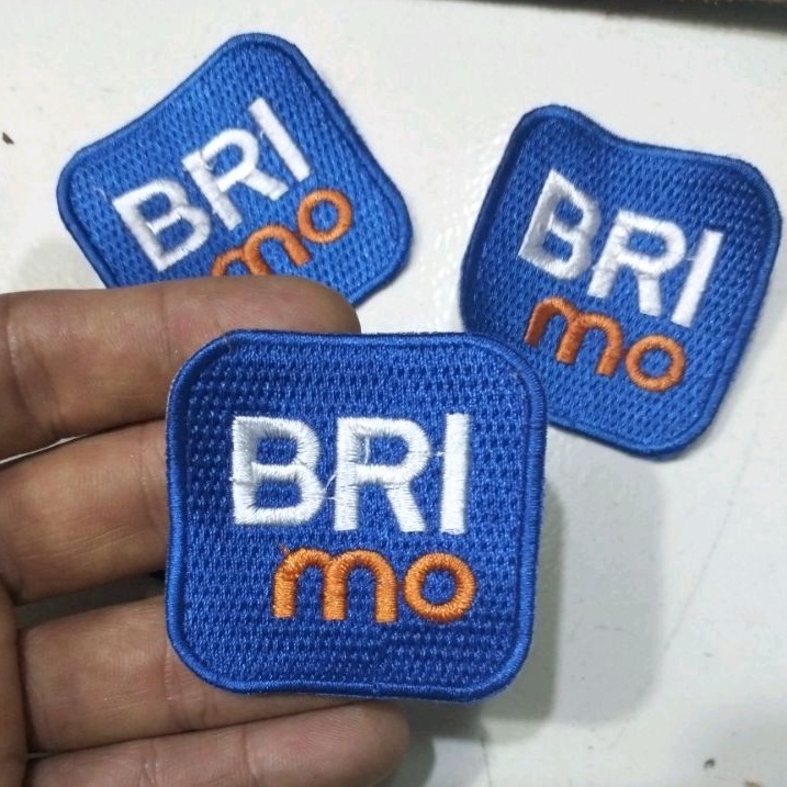 Jual logo Brimo logo bordir Brimo logo BRI mobile logo bordir BRI ...