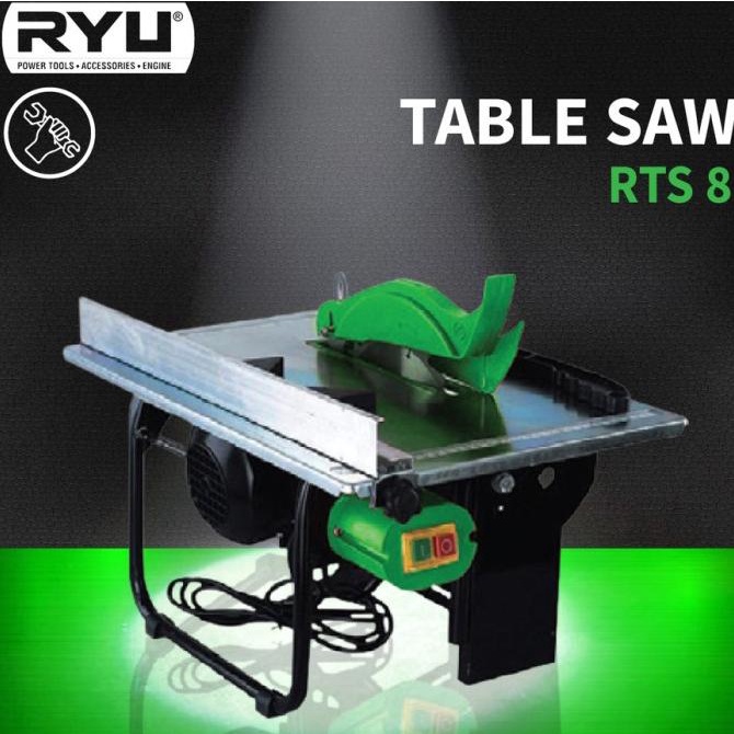 Jual Ryu Rts 8 Table Saw Meja Potong Kayu Mesin Gergaji Circular Saw 8 ...