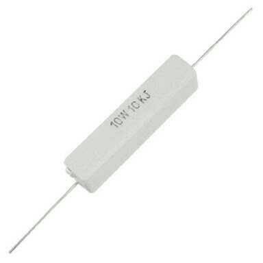 Jual Resistor Kapur 10W 10K / 10 WATT 10K Putih Resistor 10K 10 K Ohm R 10K | Shopee Indonesia