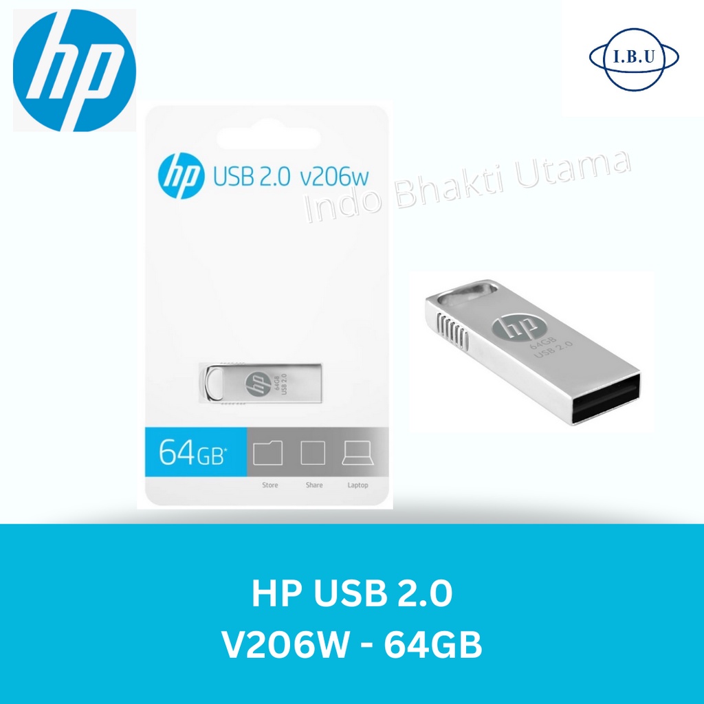Jual HP FLASHDISK USB 2.0 V206W 64GB USB 64GB Original | Shopee Indonesia