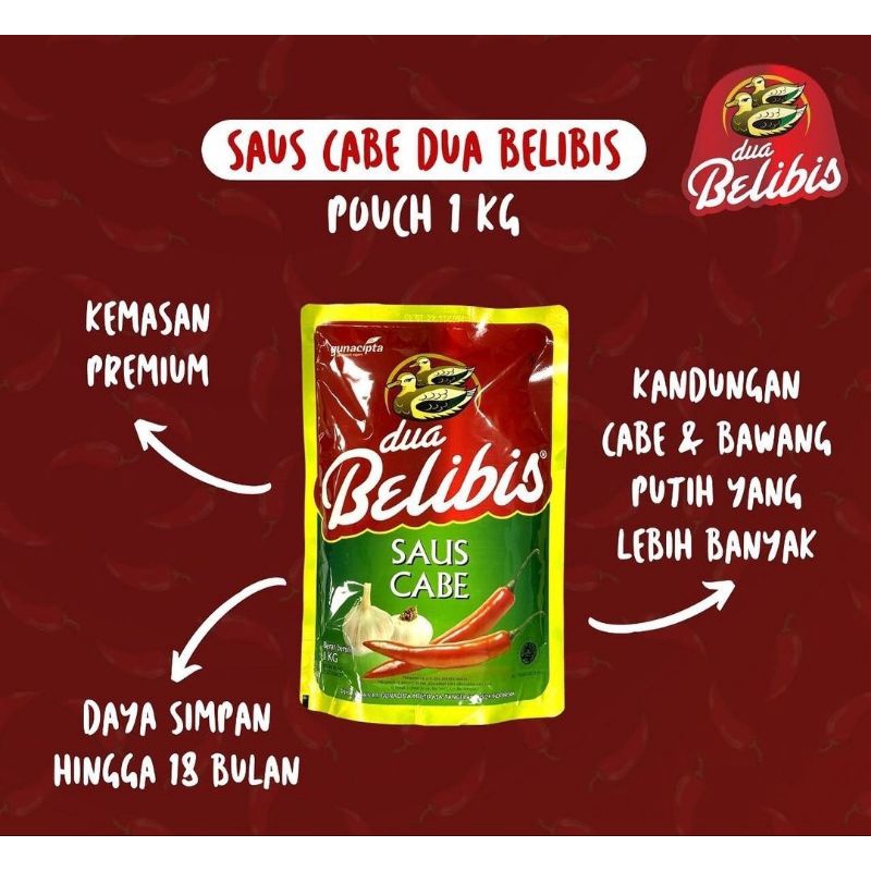 Jual Belibis Saus Cabe Premium Pouch 1kg | Shopee Indonesia