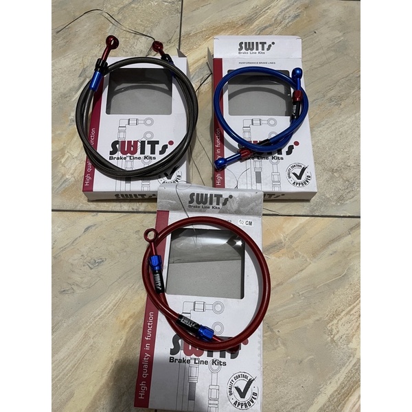 Jual KABEL SELANG REM /selang rem swits karbon 60cm dan 100cm | Shopee ...