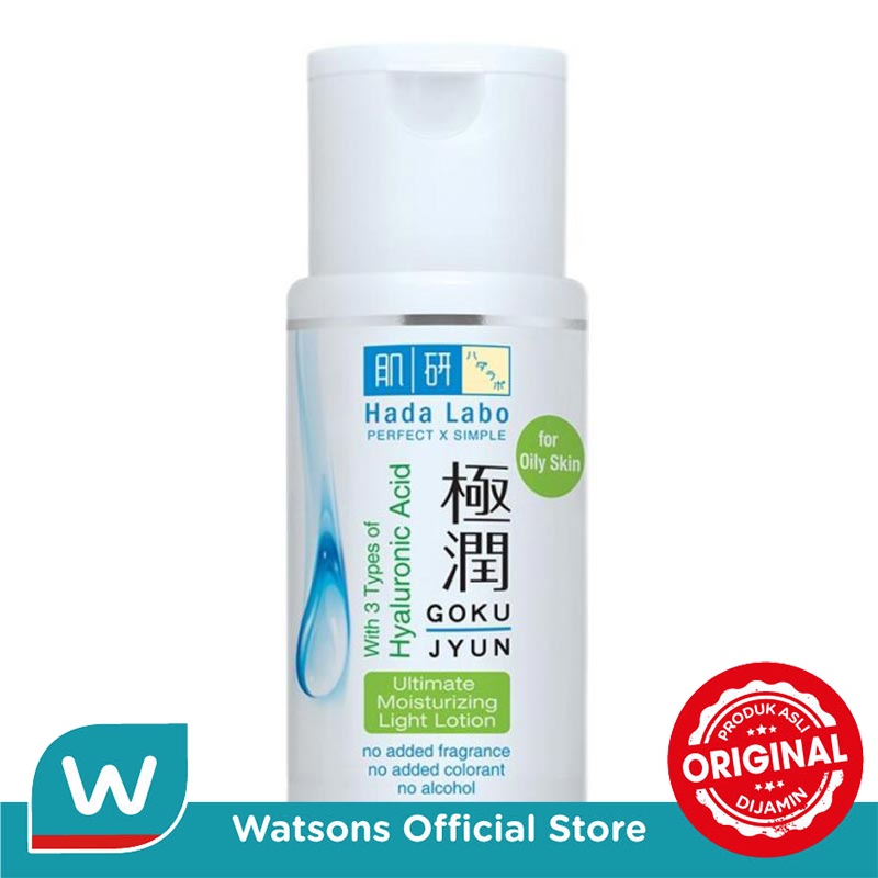 Jual Hada Labo Gokujyun Ultimate Moisturizing Light Lotion 100ml | Shopee Indonesia