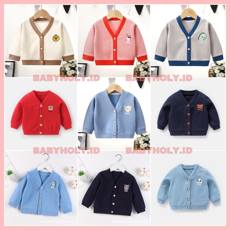Jual Babyholy.id⭐️ Cardigan Anak Bayi Rajut Premium 100% Import GRADE A ...