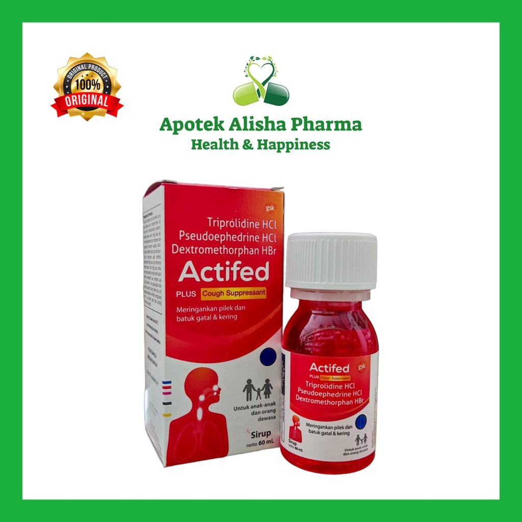 Jual Actifed Sirup Kuning Flu Pilek Anak / Actived Plus Expectorant ...