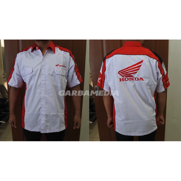 Jual Seragam Driver Seragam Honda / Seragam Sa / Seragam Bengkel Ahass | Shopee Indonesia