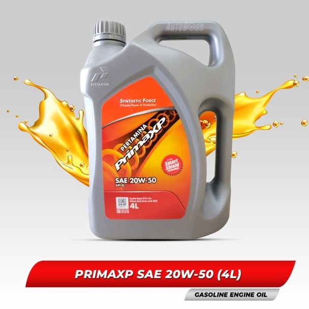 Jual Pertamina - Prima XP 20W-50 20W50 Oli Mobil Kemasan 4 Liter ...