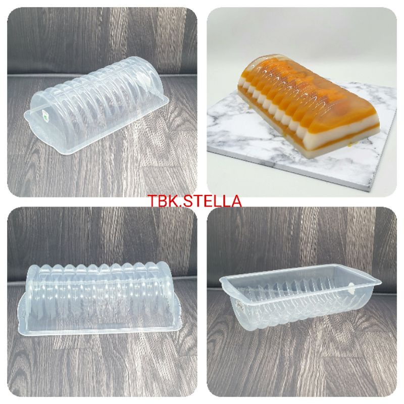 Jual LOYANG CETAKAN AGAR PUDDING PUDING SETENGAH LINGKARAN PANJANG ...