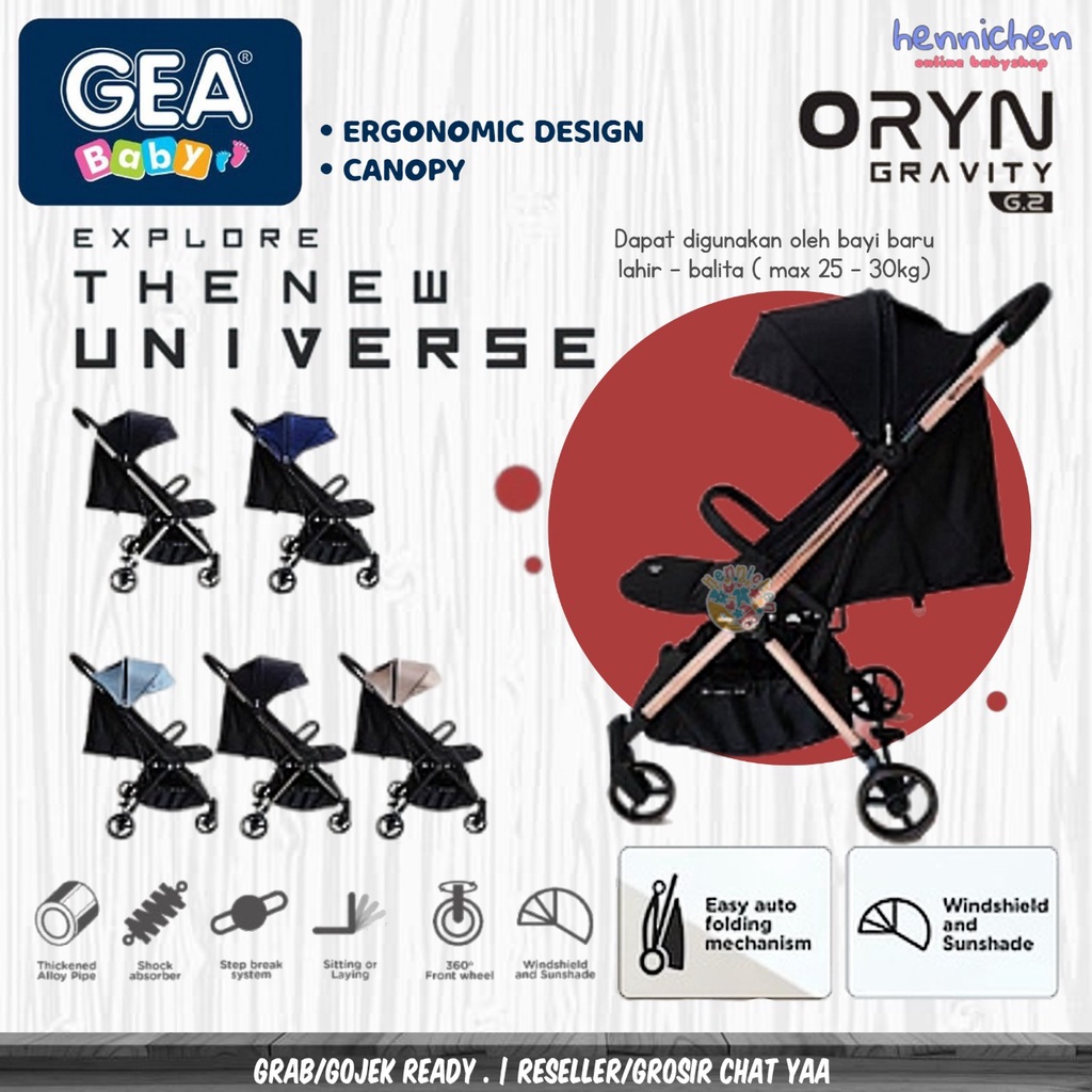 Jual GOJEK / GRAB GEA BABY ORYN GRAVITY G2 EXPLORE THE NEW UNIVERSE ...
