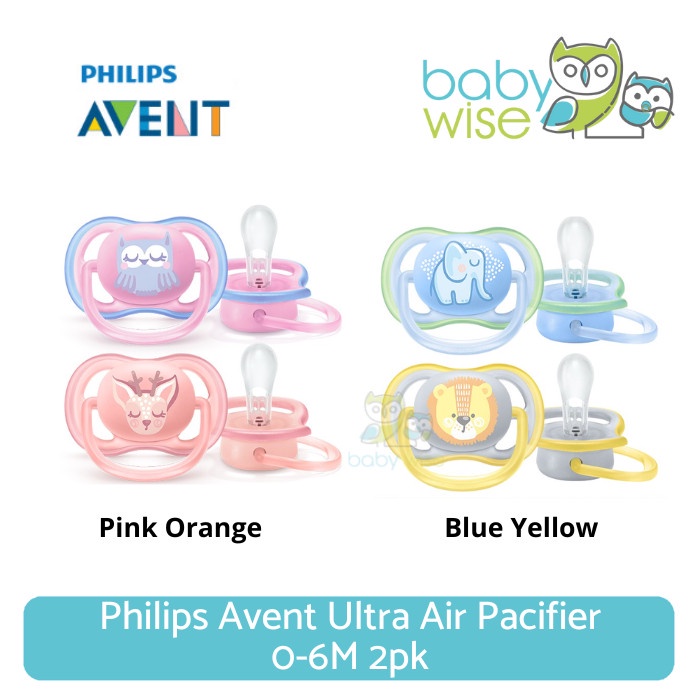 Jual Philips Avent Ultra Air Pacifier 0-6M 2pk - Empeng Bayi | Shopee ...