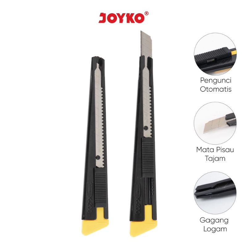 Jual Cutter kecil Joyko K-200 ( 1pcs ) | Shopee Indonesia