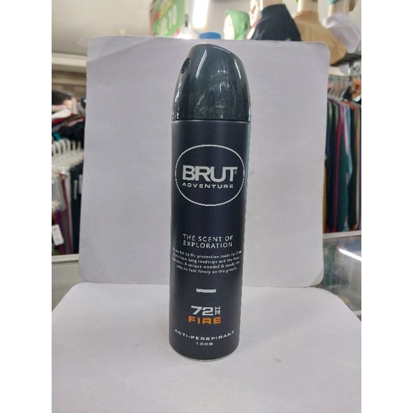 Jual BRUT DEODORANT SPRAY ADVENTURE FIRE ANTI PERSPIRANT 72 HOURS 130GR ...
