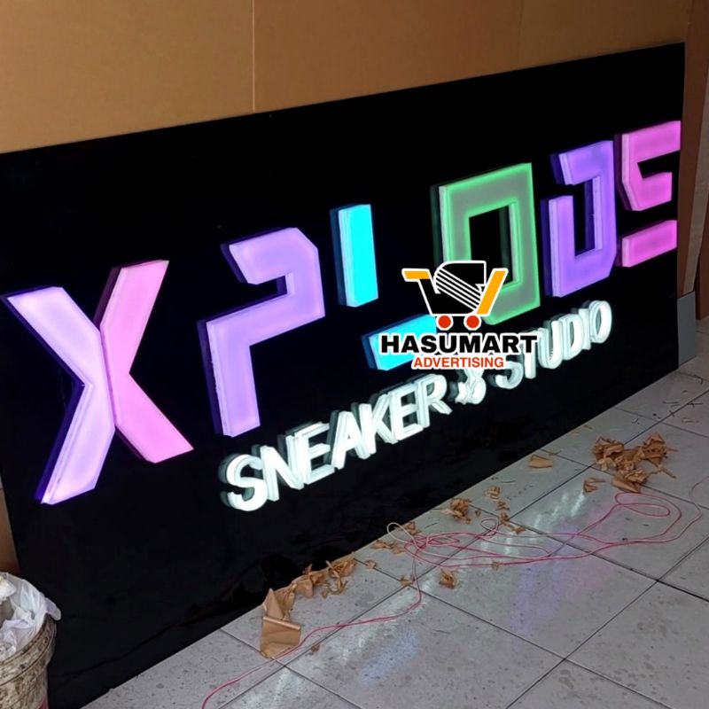 Jual Huruf Timbul Custom (FULL COLOR) / Letter sign / Lampu Neon / Neon ...