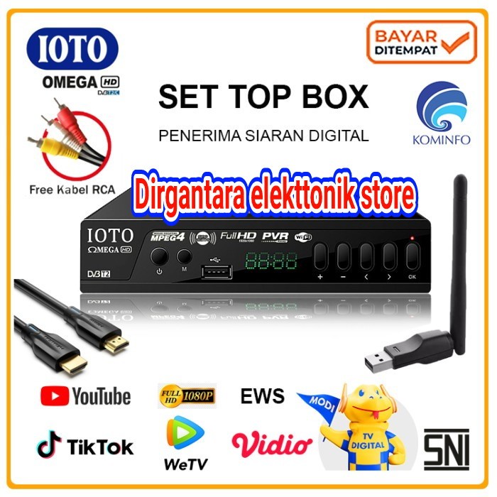 Jual setobox digital tv ioto | Shopee Indonesia