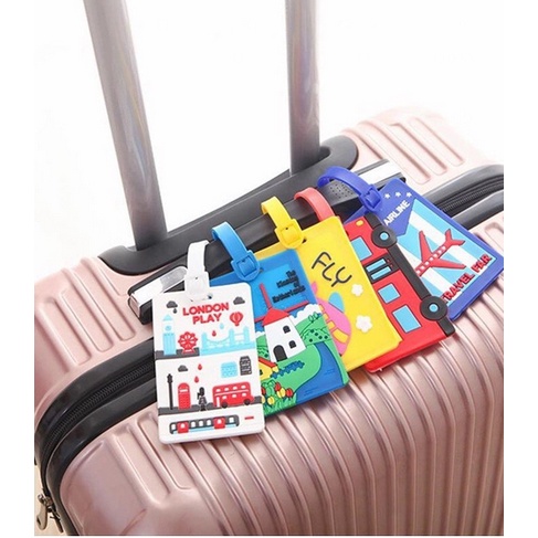 Jual Luggages Travel Tag Animasi MURAH / Tag Koper ANIMASI TIMBUL MURAH ...