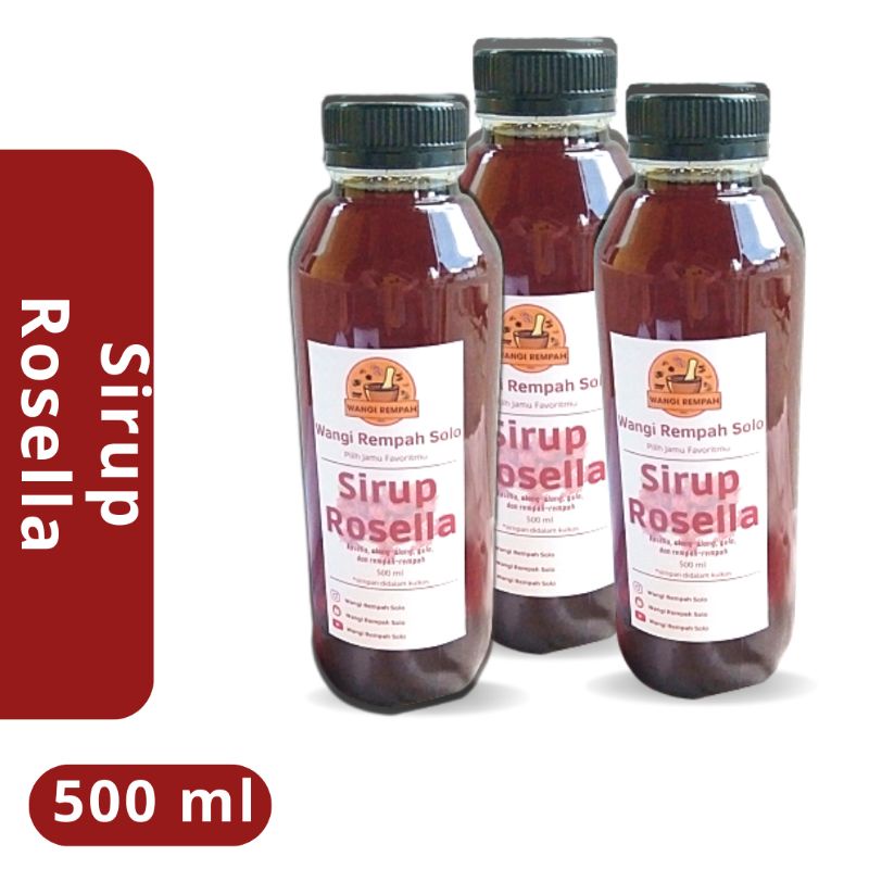 Jual Sirup Bunga Rosella | 500ml | Bunga Rosella | Shopee Indonesia