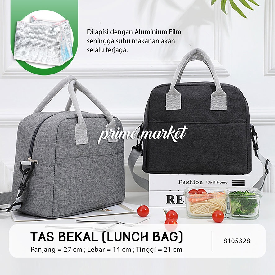 Jual Tas Bekal Tas Makanan Tahan Panas dan Dingin Tempat Bekal Makan ...