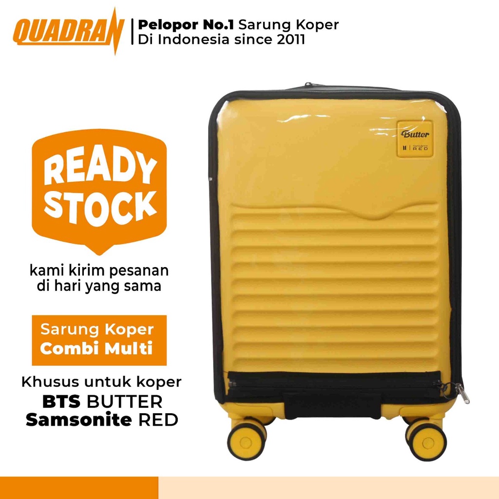 Jual Sarung Koper Combi Multi Quadran Khusus Koper Samsonite Red BTS ...