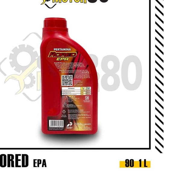 Jual Oli pertamina rored epa sae 90 api GL-4 isi 1 liter | Shopee Indonesia