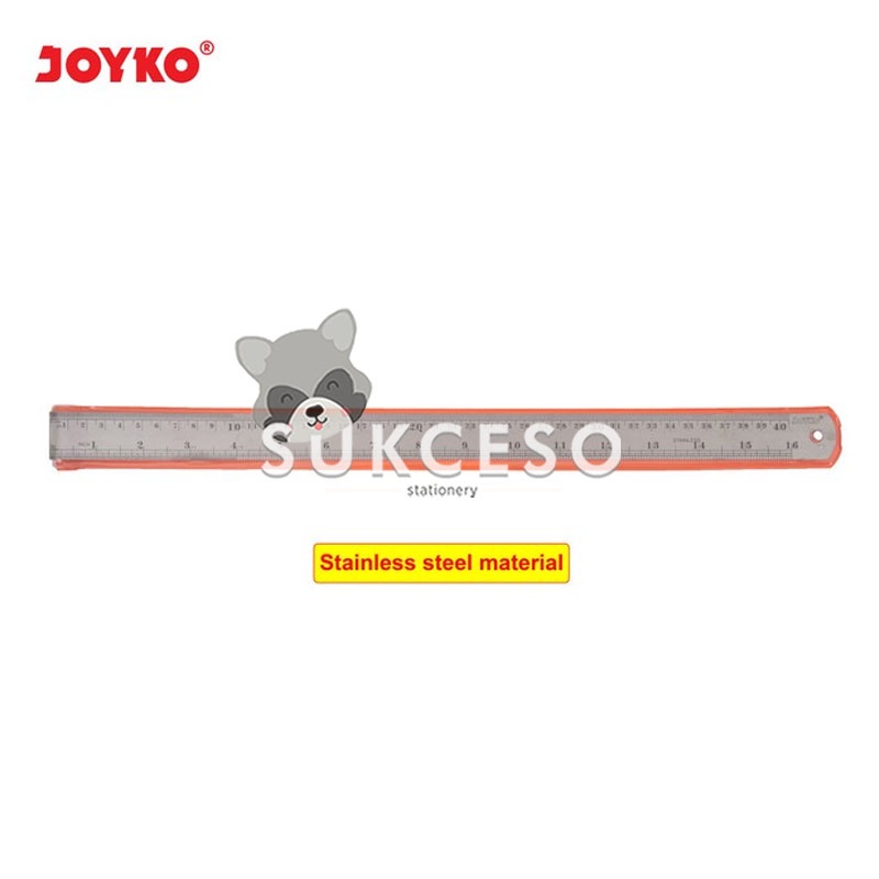 Jual Joyko Penggaris Besi 40 cm / Penggaris Besi Panjang Murah ...