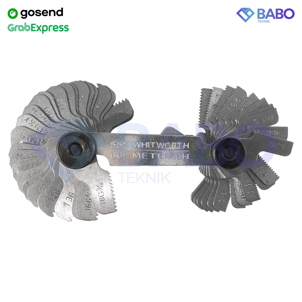 Jual Suri Drat 52 Blades WIPRO / Alat Ukur Drat / Mal Drat / Sisir Drat ...