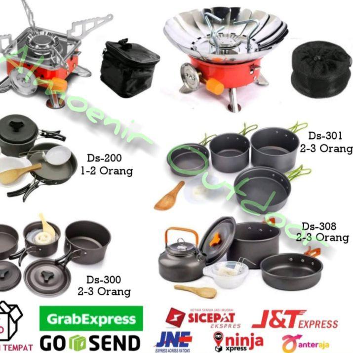 Jual Paket Murah Kompor Cooking Set Nesting Teko Camping Outdoor ...