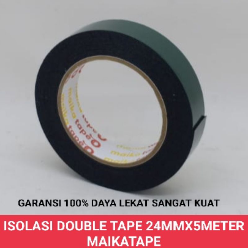 Jual Isolasi double tape 24mmX5meter maikatape daya lekat sangat kuat ...