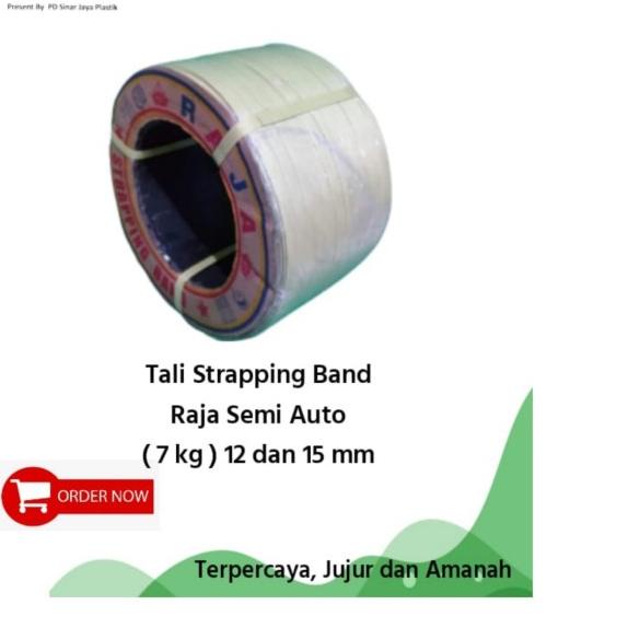 Jual Tali Strapping Band Semi Auto Merk Raja 15mm x 7kg Kuning - Kuning ...