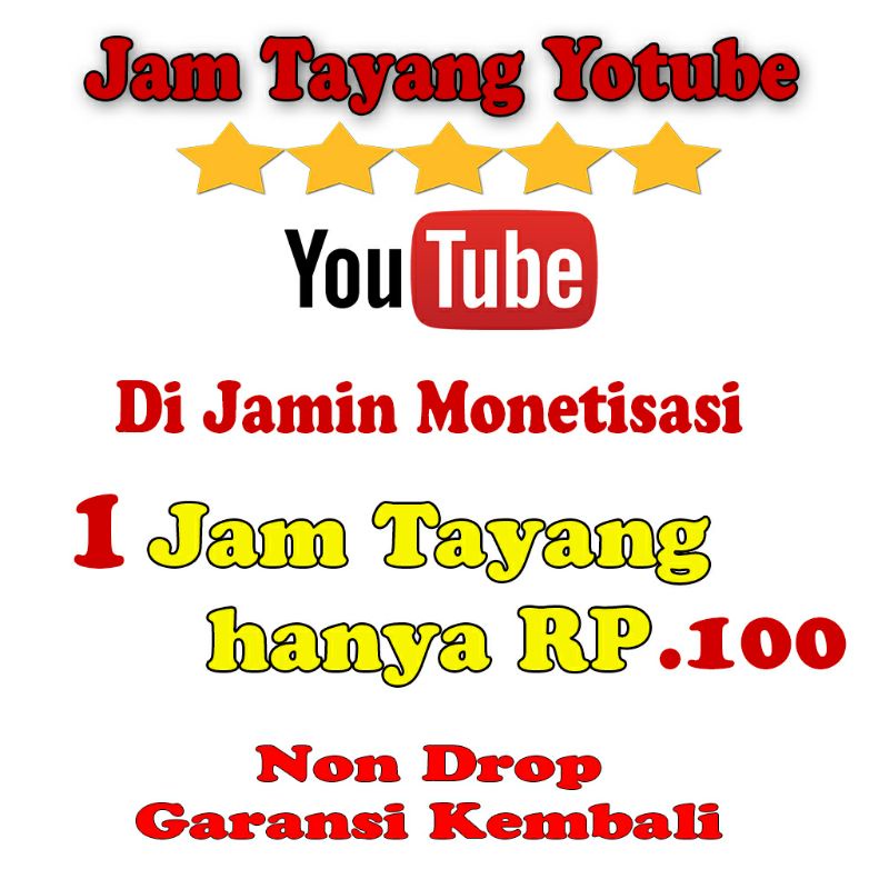 Jual View youtube non drop dan bergaransi | Shopee Indonesia
