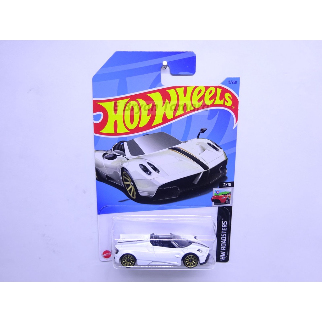 Jual Hot Wheels 17 Pagani Huayra Roadster Putih Shopee Indonesia
