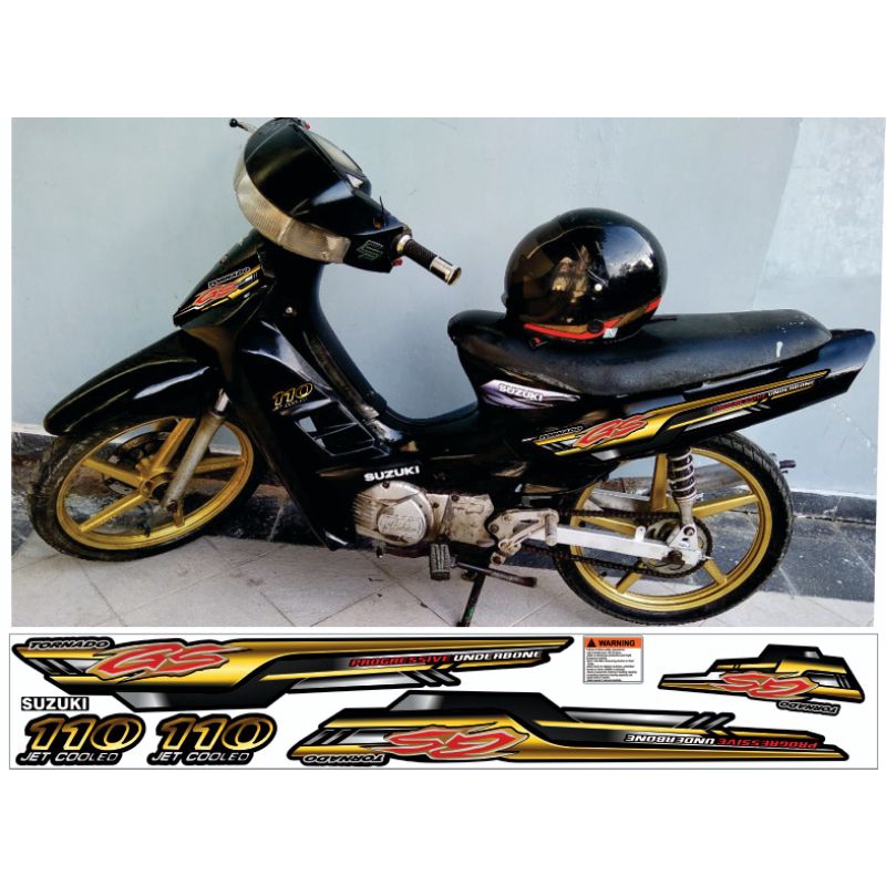 Jual striping suzuki tornado variasi gold viral | Shopee Indonesia