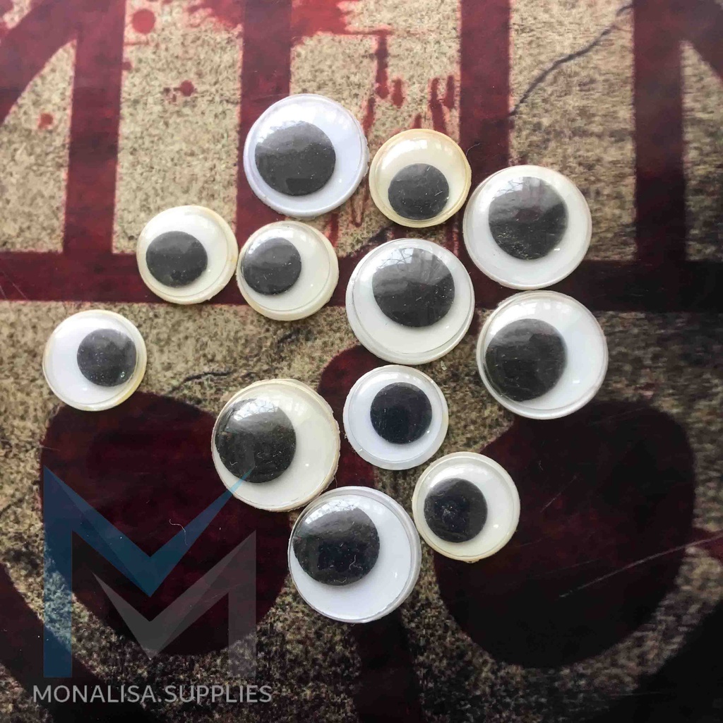 Jual Mata Boneka / Googly Eyes / Mata-Mataan / Eceran Per Pcs | Shopee ...