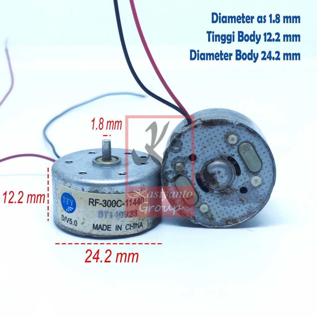 Jual Paket 6 pcs Dinamo RF300 Mini DC motor 3-6V atau Generator Layang ...