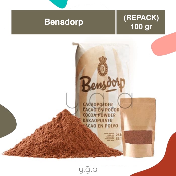 Jual Bensdorp Cocoa Powder (REPACK) 100gr / Susu Coklat Bubuk | Shopee ...