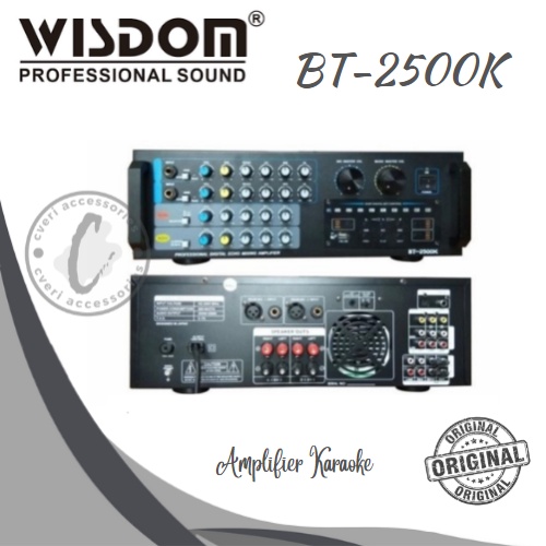 Jual Wisdom BT2500K Amplifier Karaoke with Bluetooth Original BT-2500K ...