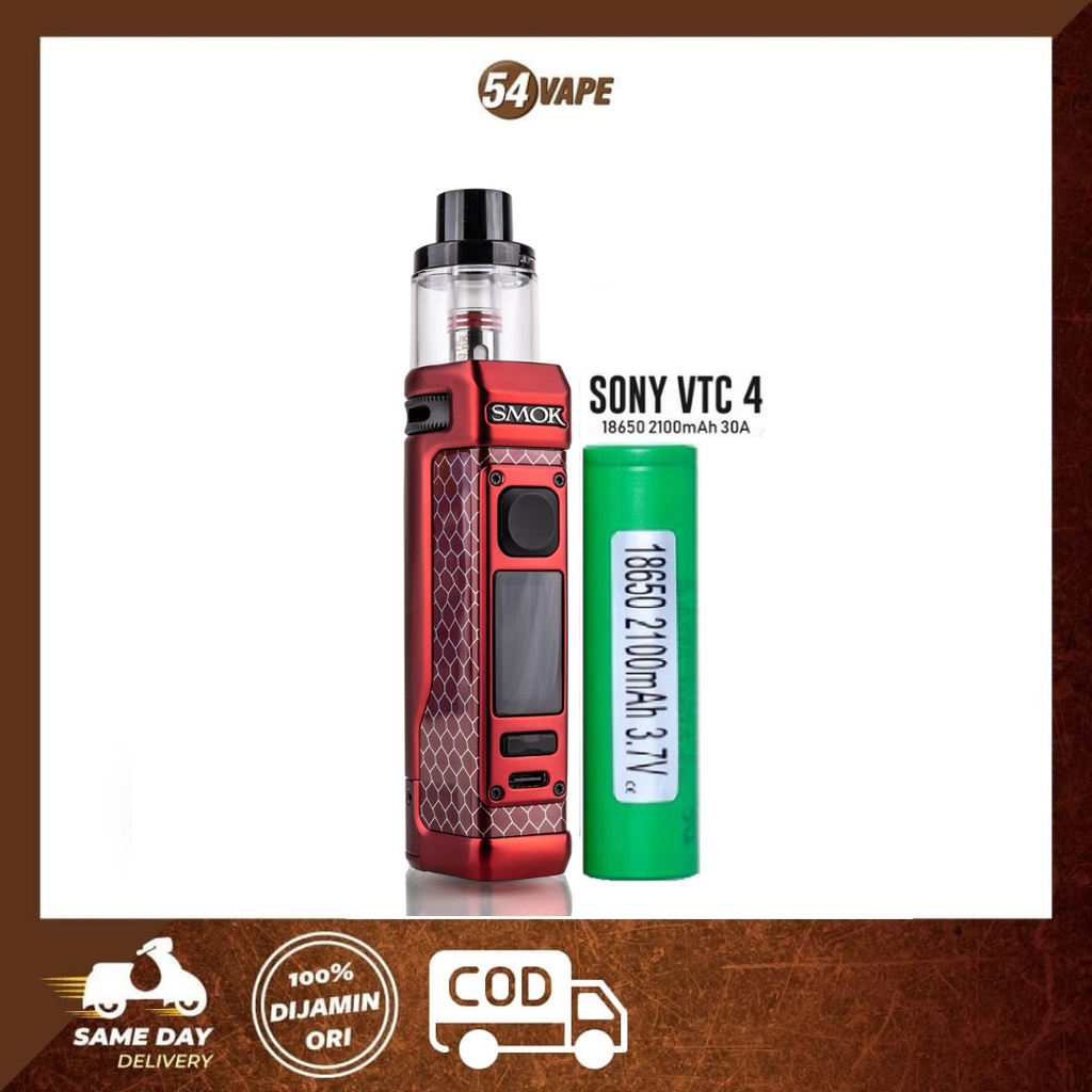 Jual Smok RPM 100 Pod Mod Kit + Battery VTC 4 | Shopee Indonesia