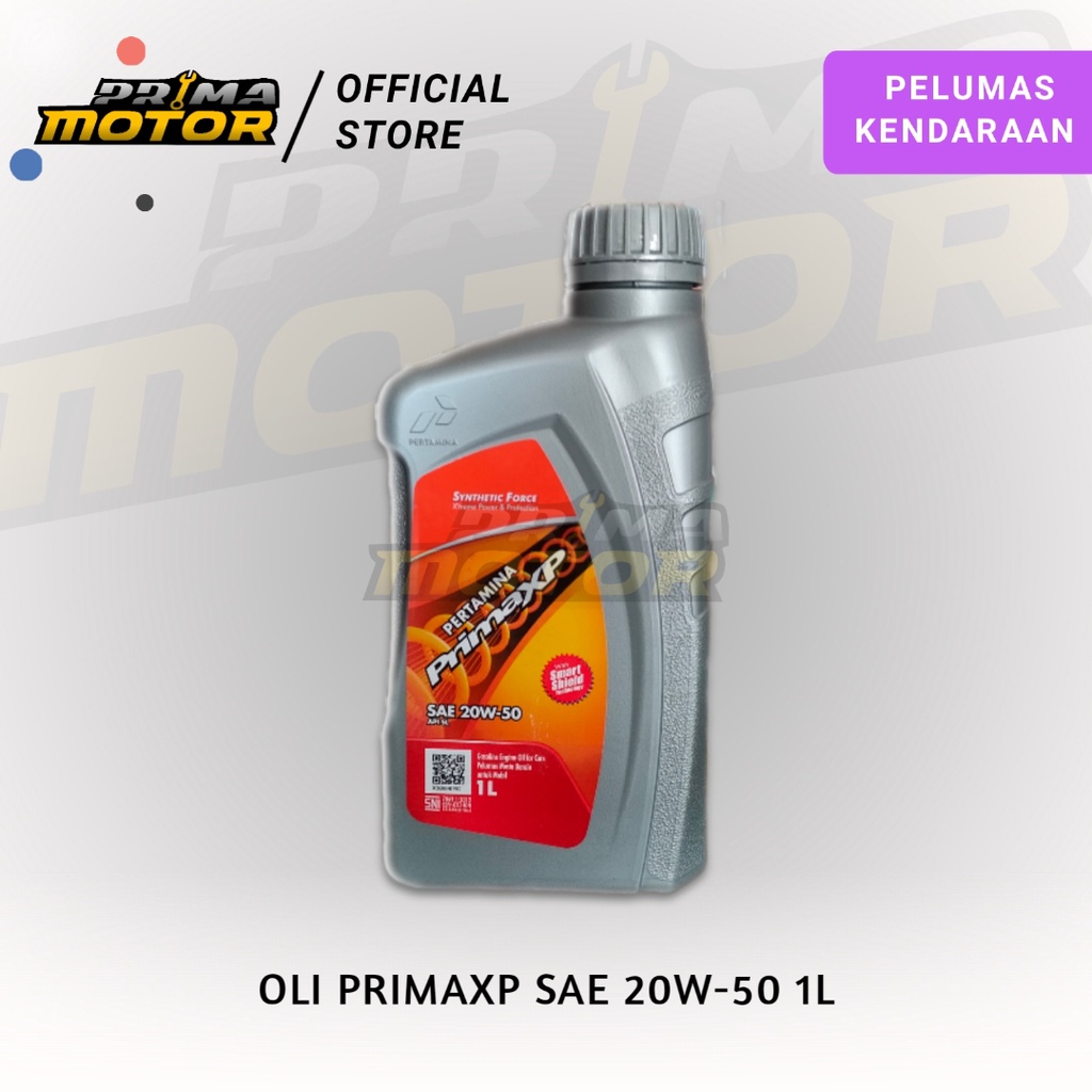 Jual Pertamina Prima XP SAE 20W-50 1Liter / OLI PRIMA XP 20W-50 1L | Shopee Indonesia