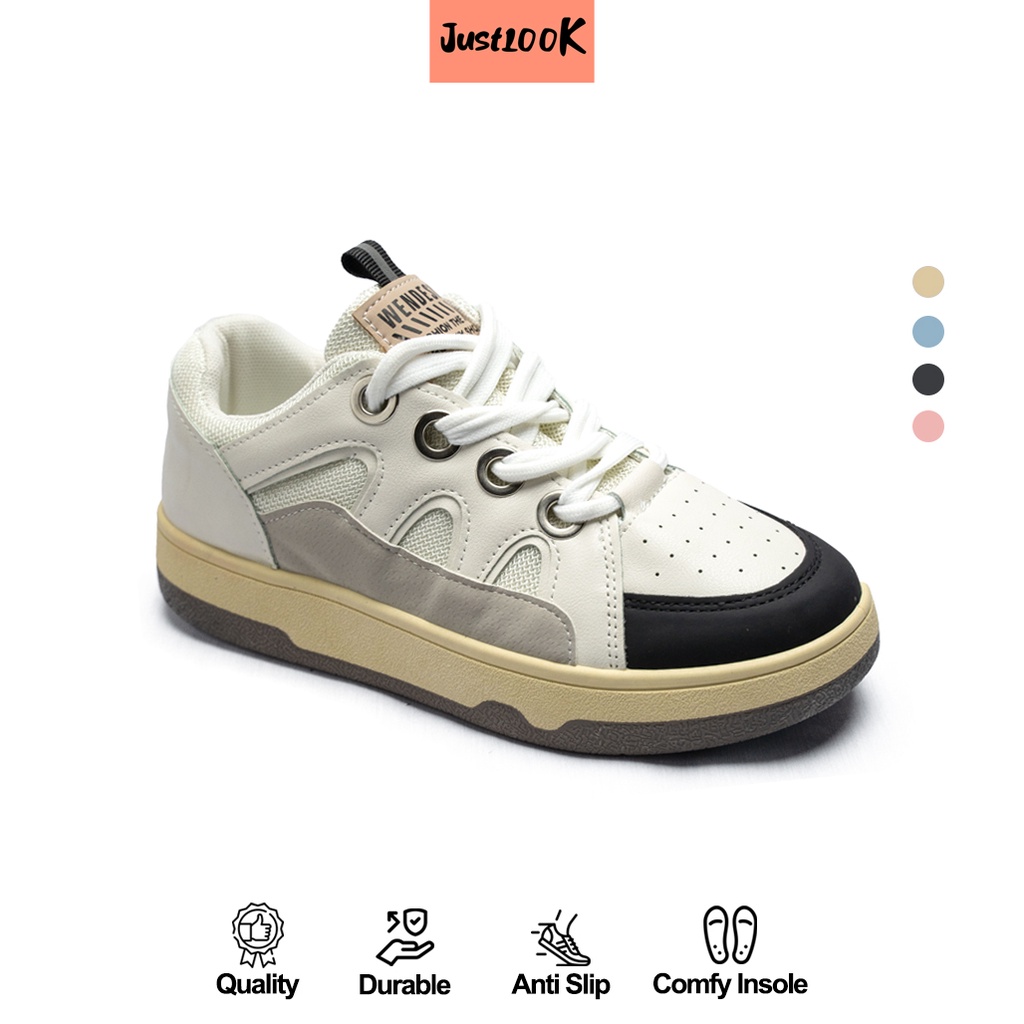 Jual JustLook Hyewon Sepatu Sneakers Wanita Sport Shoes Casual New ...