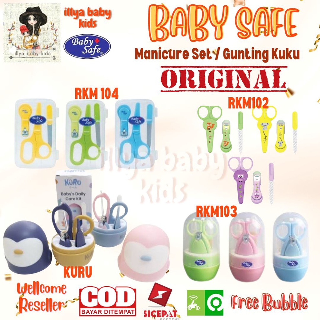 Jual Baby Safe Manicure Set Disney Bayi / RKM102 RKM103 RKM104 BULAT ...