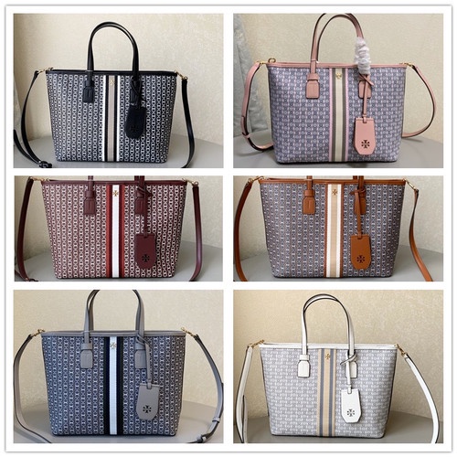 Jual Tory Burch Authentic TB 53304 Factory Outlet Gemini Link Canvas ...