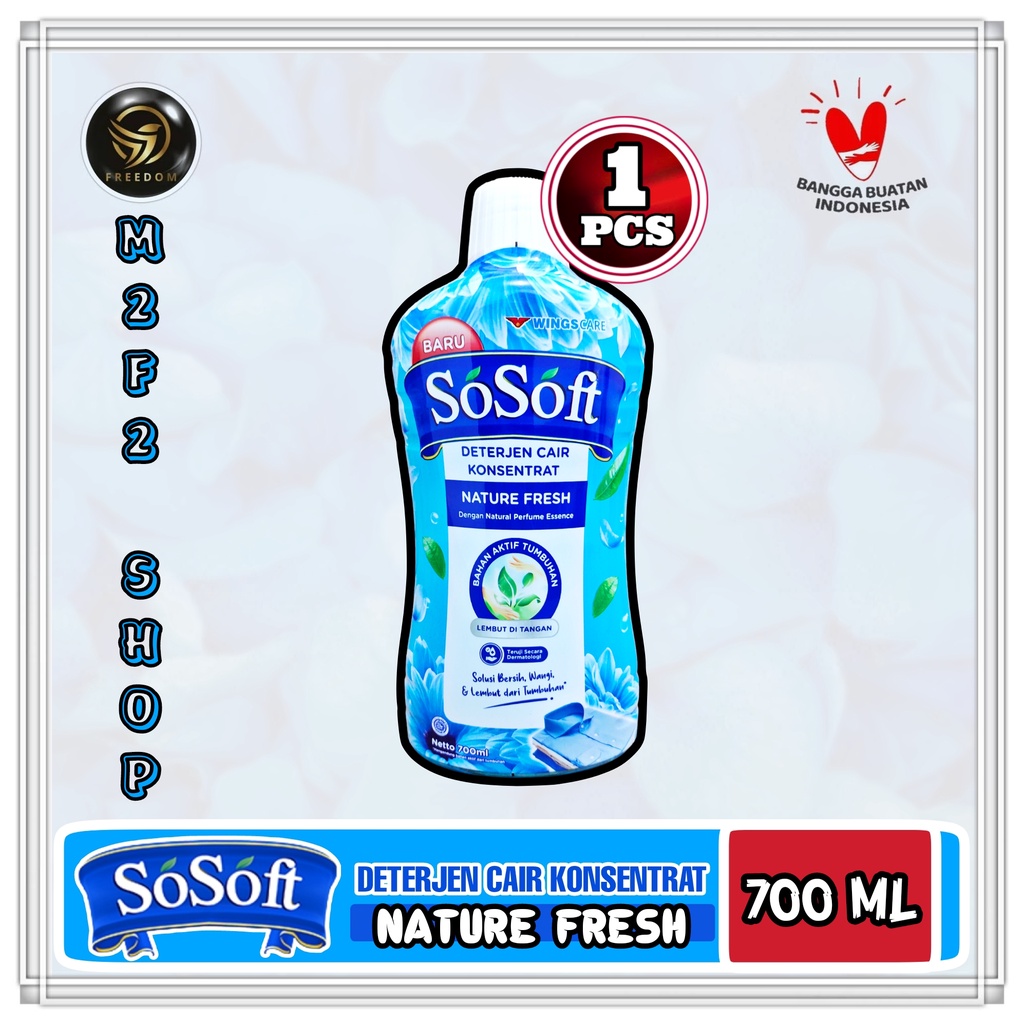 Jual Sosoft | So Soft Deterjen Cair Konsentrat Nature Fresh Botol - 700 ...