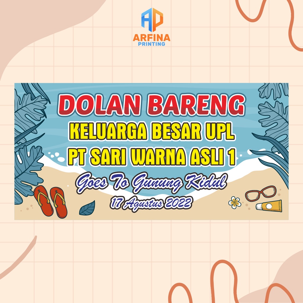 Jual Spanduk MMT Wisata / Banner Piknik / Dolan Bareng / Study Tour ...