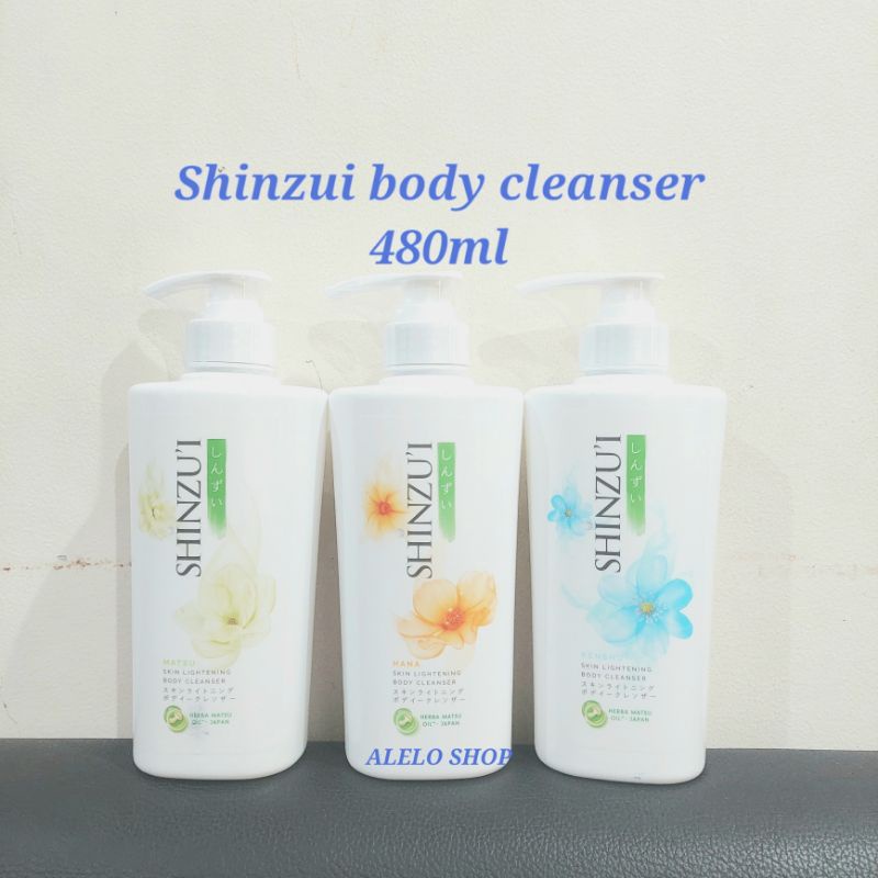 Jual Shinzui body cleanser 480 ml pump sabun mandi cair liquid soap ...
