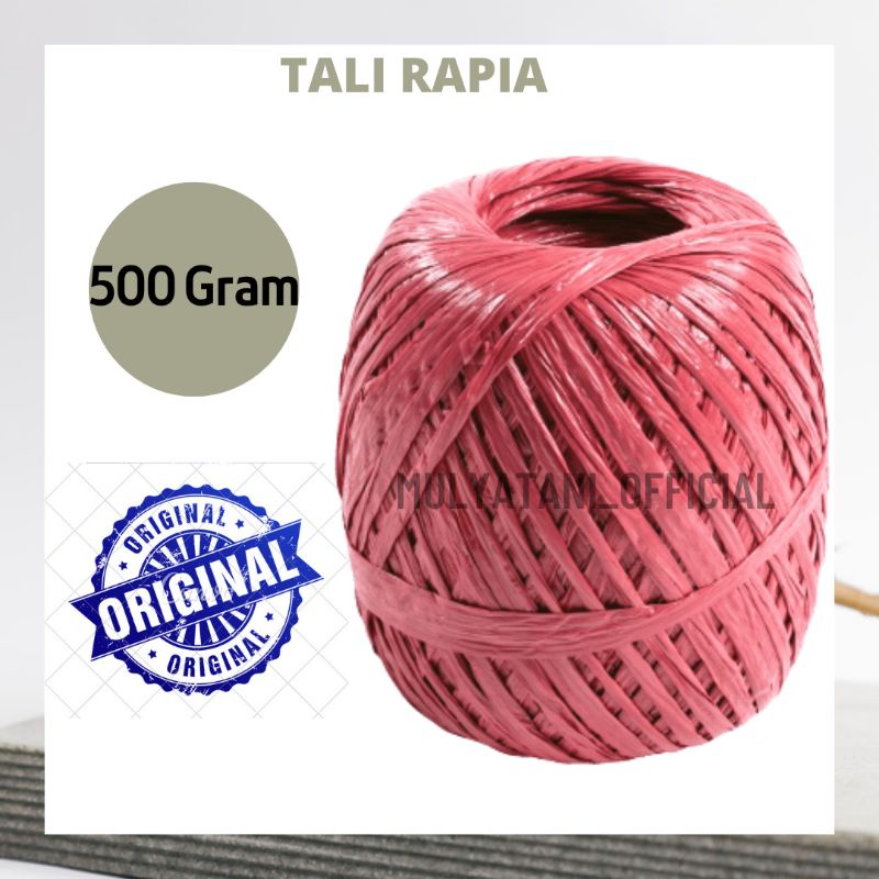 Jual Tali Rapia 1kg Tali Plastik Tali Rapia Warna Merah Premium ...