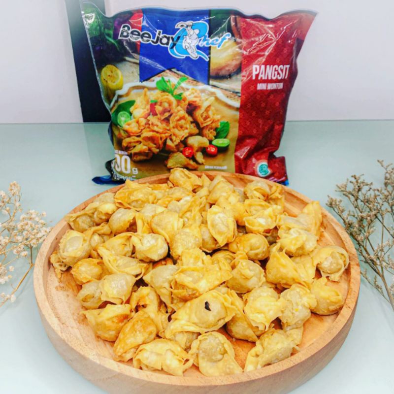 Jual pangsit mini wonton beejay chef 500gr | Shopee Indonesia